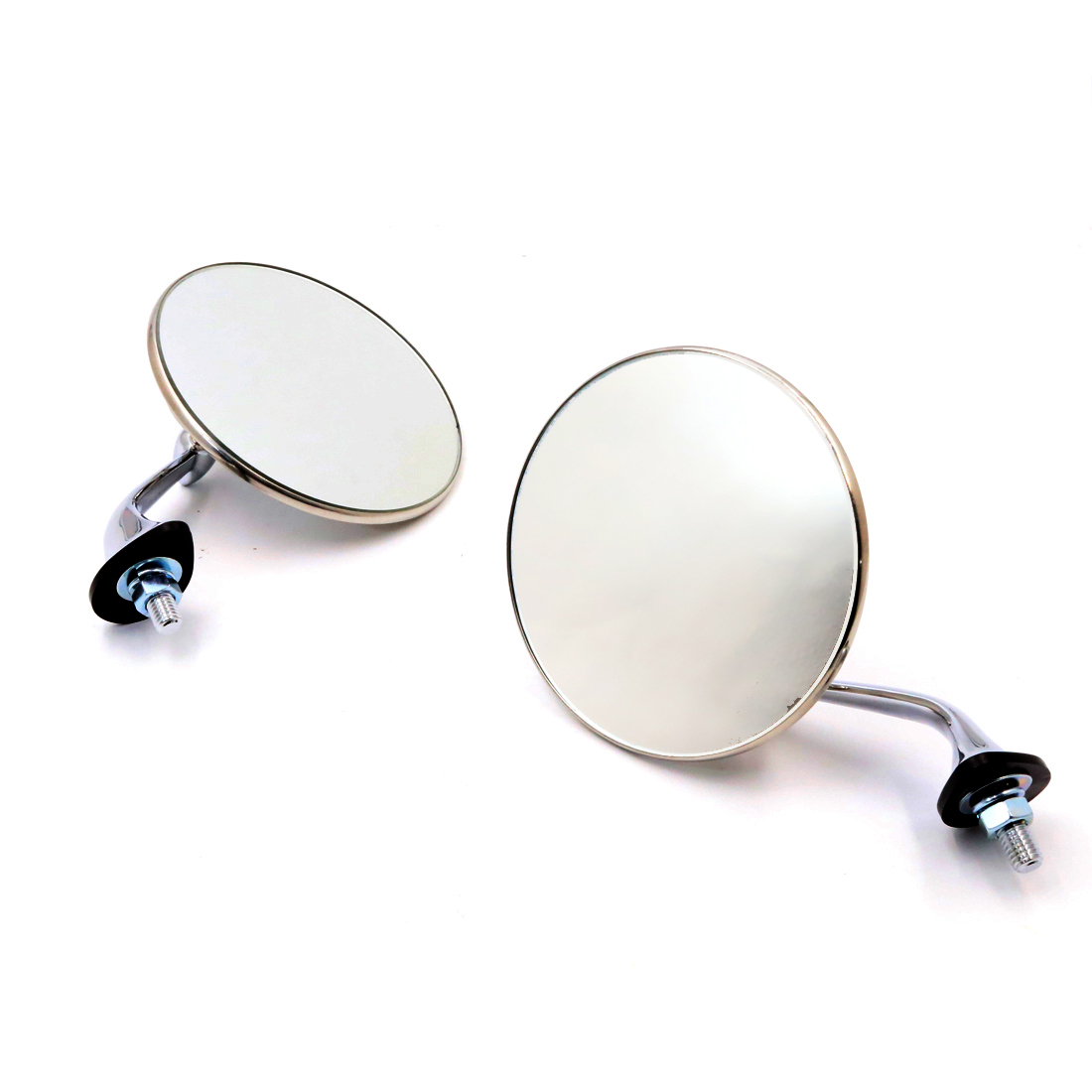 NEW CHROME FENDER OR DOOR MIRROR PAIR TRIUMPH RENOWN TR2 TR3 TR3A TR3B ...