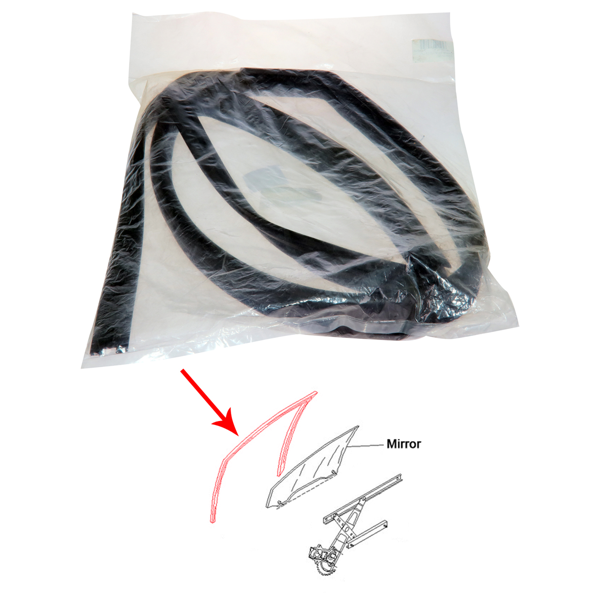 Fit Nissan Datsun Navara D21 Camion Pathfinder Corpo Rigido Vetro Corsa Sigillo Canale LH