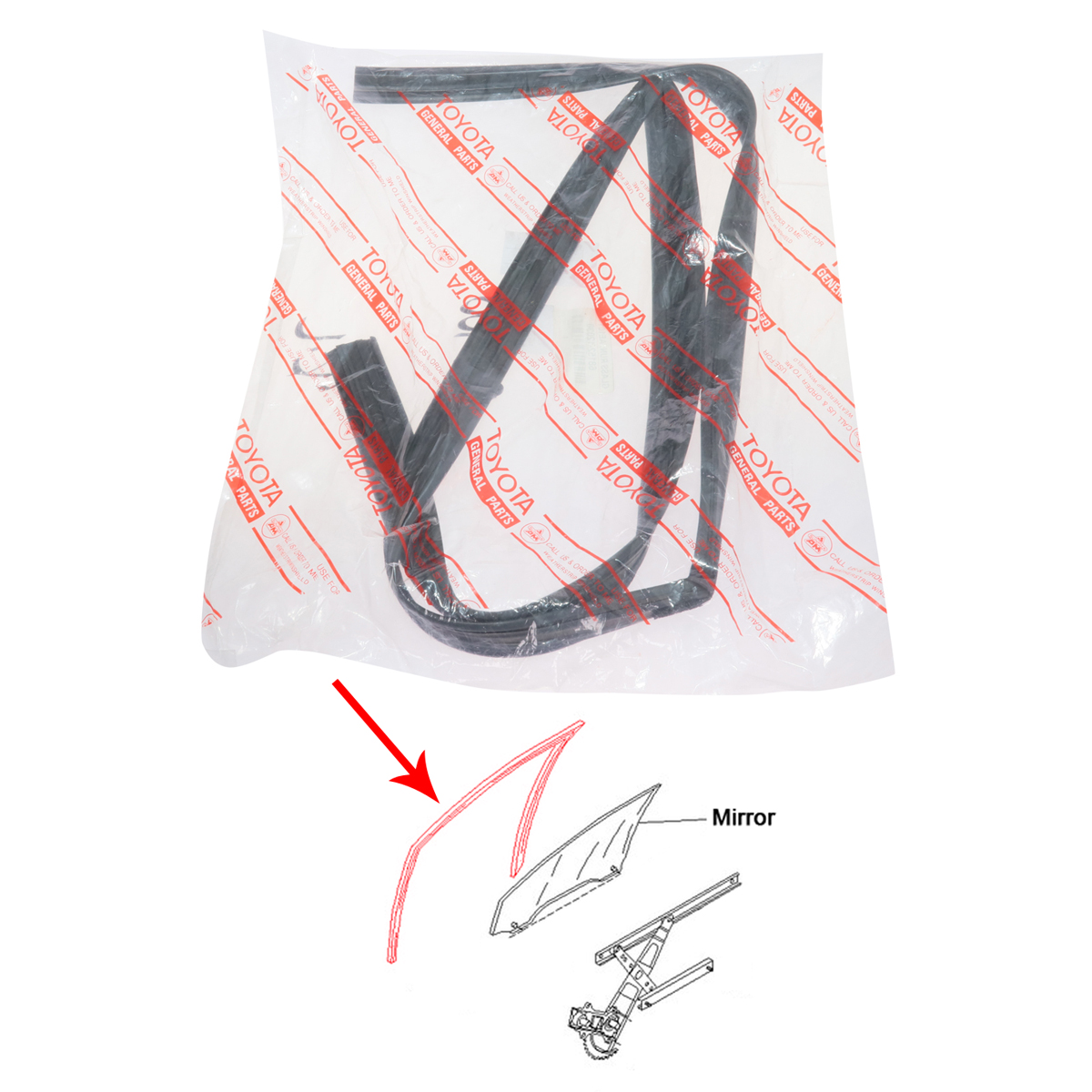 Fit Toyota Corolla Levin 4 porte AE100 CE100 EE100 RR porta vetro scorrimento canale sinistro